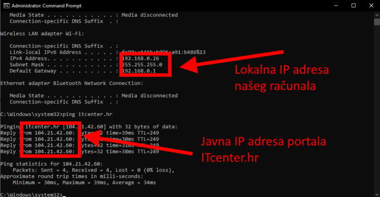 Što je IP adresa računala i koja joj je svrha?